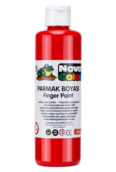 Nova Color Parmak Boyası 250 Gr Kırmızı Nc-442