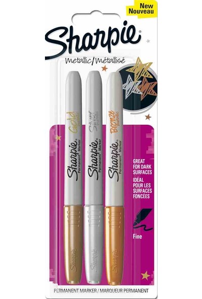 Sharpıe Set Metalik Markör 3 Lü 1849114 Sharpıe Set Metalik Markör 3 Lü 1849114