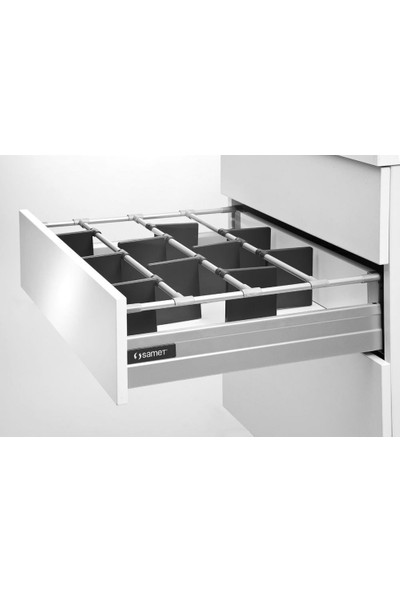 Samet Smartbox Ara Bölme Panel Ayracı Bordürlü Gri H185 Mm Samet Smartbox Ara Bölme Panel Ayracı Bordürlü Gri H185 Mm