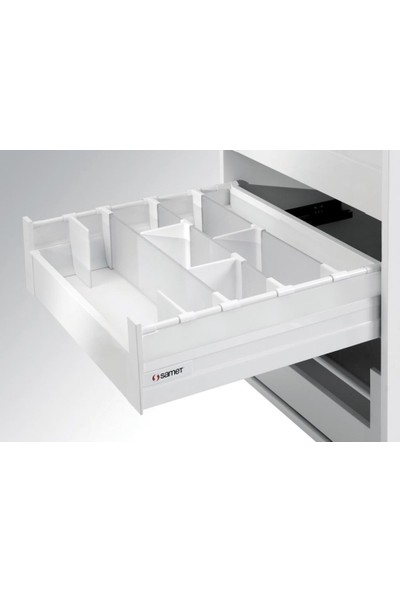 Samet Smartbox Ara Bölme Panel Tutucu Beyaz H120 Mm Samet Smartbox Ara Bölme Panel Tutucu Beyaz H120 Mm