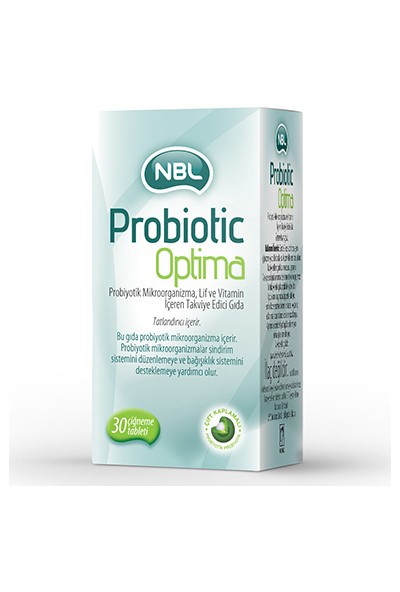 Nbl Probiotic Optima 30 Tablet Nbl Probiotic Optima 30 Tablet