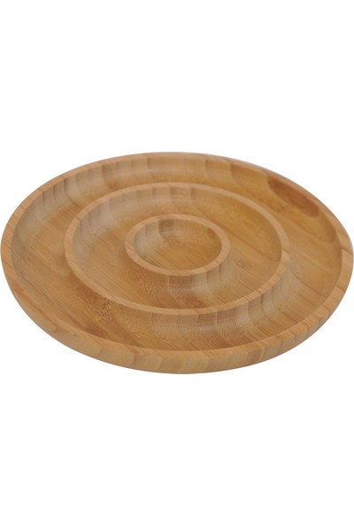 Bambum Fufu - 3 Bölmeli Kahvaltılık-Çerezlik Bambum Fufu - 3 Bölmeli Kahvaltılık-Çerezlik