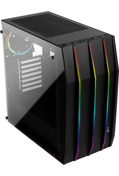 Aeocool Klaw EGB Tempered Glass 3x12cm Fan ATX Oyuncu Kasası (AE-KLAW) Aeocool Klaw EGB Tempered Glass 3x12cm Fan ATX Oyuncu Kasası (AE-KLAW)