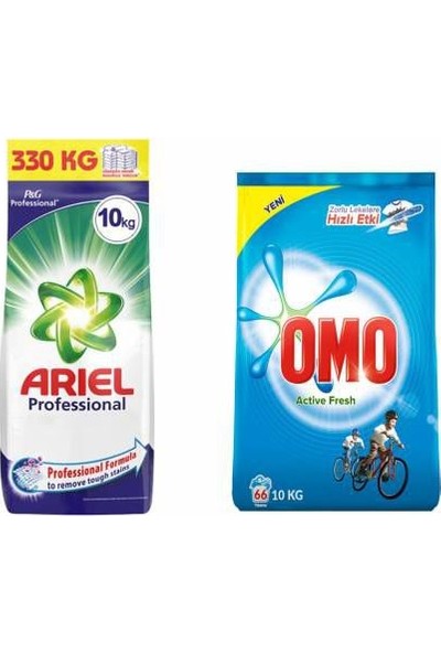 Ariel Matik Toz Deterjan 10 kg (Pg Professional) X Omo Matik Toz Deterjan 10 kg Ariel Matik Toz Deterjan 10 kg (Pg Professional) X Omo Matik Toz Deterjan 10 kg