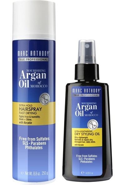 Marc Anthony Argan Oil Saç Spreyi 250 ml + Argan Saç Bakım Yağı 120 ml