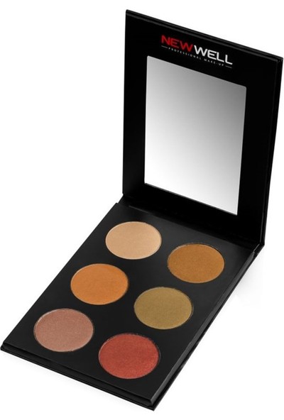 New Well Prof. 6 Pcs. Eyeshadow Palette- 51 Göz Farı New Well Prof. 6 Pcs. Eyeshadow Palette- 51 Göz Farı