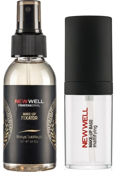 Newwell Makyaj Bazı 30 ml + Makyaj Sabitleyici Fixator 100 ml Newwell Makyaj Bazı 30 ml + Makyaj Sabitleyici Fixator 100 ml