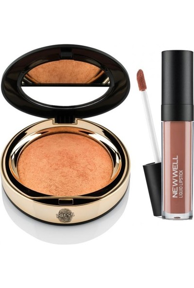 Newwell Terracotta Porcelain make-up D-144 15 gr + Porcelain Make Up Lipstick D-201 6 ml Newwell Terracotta Porcelain make-up D-144 15 gr + Porcelain Make Up Lipstick D-201 6 ml