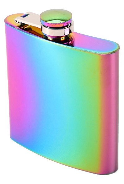 Güneş Çelik Multicolor 6 oz 180 ml İçki Matarası py49ml