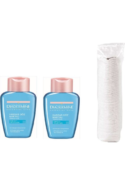 Diadermine 2'li Hassas Göz Temizleme + Pamuk Diadermine 2'li Hassas Göz Temizleme + Pamuk