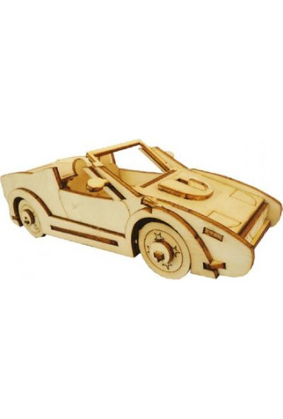 Spor Arabası - Ahşap Maket