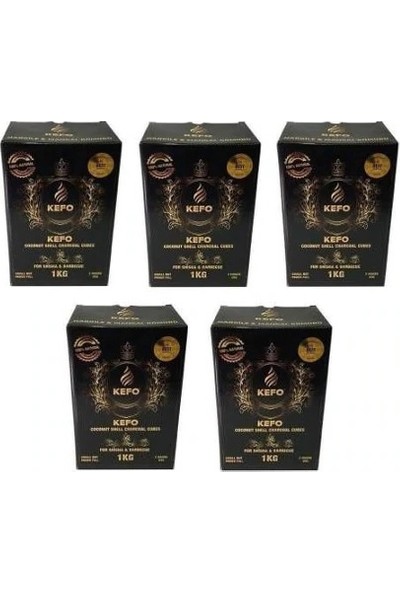 Kefo Gold Hindistan Cevizi Kömürü 5 Kg Kefo Gold Hindistan Cevizi Kömürü 5 Kg
