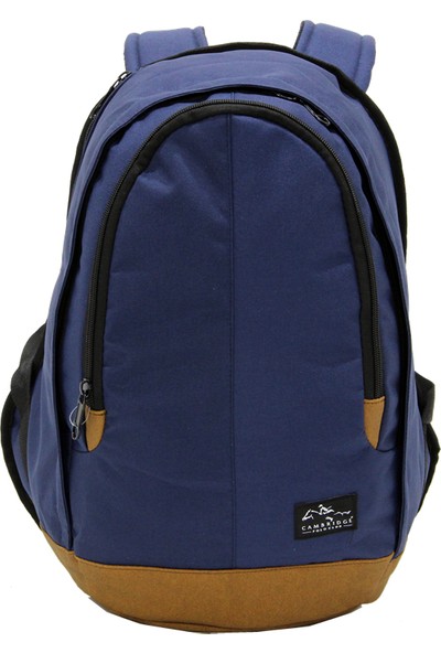 Cambridge Polo Club Nubuk Taban Sırt Çantası Lacivert