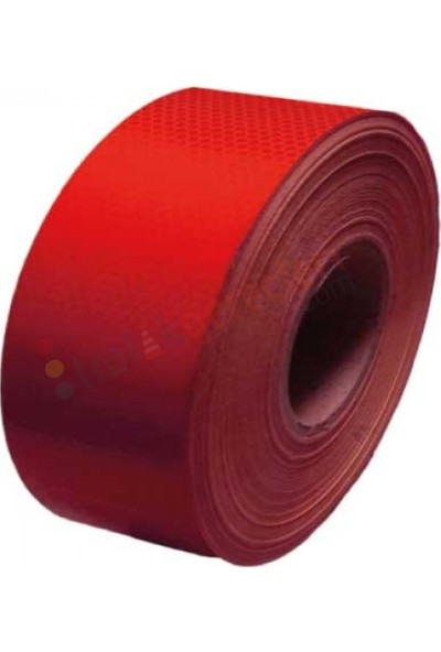 Martı Safety Reflektif Bant Kırmızı Petekli 10 cm x 46 mt