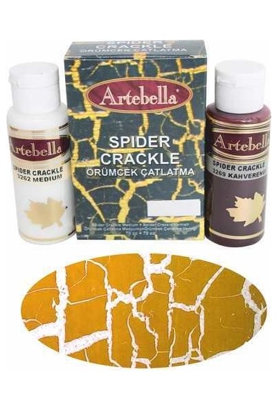 Artebella Artebella Örümcek Çatlatma 3268 TABA 70 cc Medium + 70 cc vernik Artebella Artebella Örümcek Çatlatma 3268 TABA 70 cc Medium + 70 cc vernik