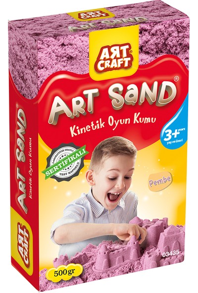 Artcraft Pembe Kinetik Oyun Kumu 500 gr Artcraft Pembe Kinetik Oyun Kumu 500 gr