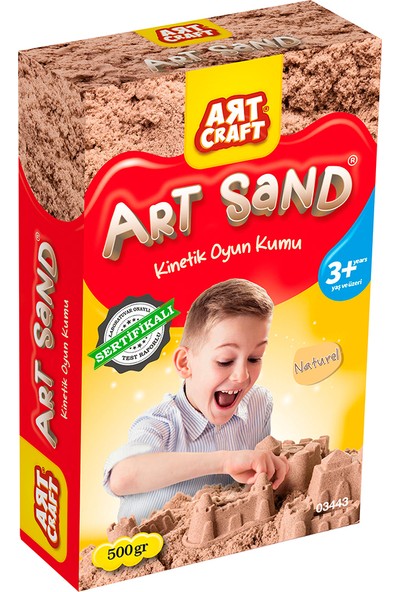 Artcraft Naturel Kinetik Oyun Kumu 500 gr Artcraft Naturel Kinetik Oyun Kumu 500 gr