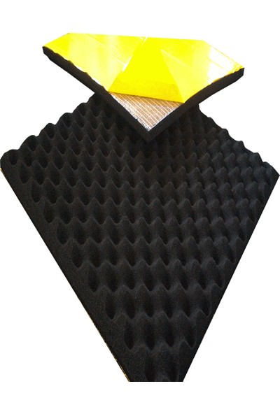 Bant Marketim 60 Dns Yanmaz Yapışkanlı Yumurta Akustik Sünger 50Cm X 50Cm