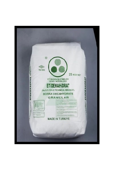 Eti Maden Boraks Dekahidrat Toz 25Kg Eti Maden Boraks Dekahidrat Toz 25Kg