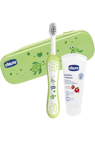 Chicco Diş Fırçası Seti Yeşil