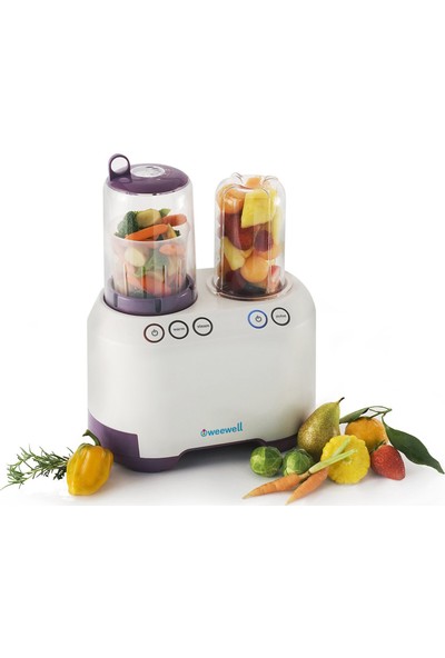 Weewell WPF660 Petit Chef - Sterilizatör - Mama Isıtıcı - Sebze Pişirici - Blender Weewell WPF660 Petit Chef - Sterilizatör - Mama Isıtıcı - Sebze Pişirici - Blender