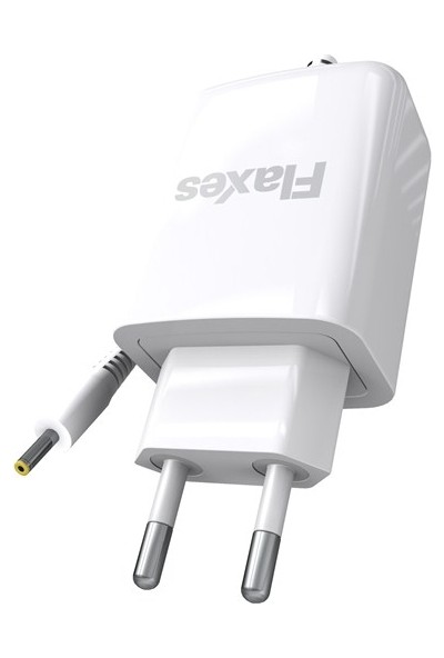 Flaxes FTA-502B 5V 2A 14W Beyaz Universal Tablet Adaptörü Flaxes FTA-502B 5V 2A 14W Beyaz Universal Tablet Adaptörü
