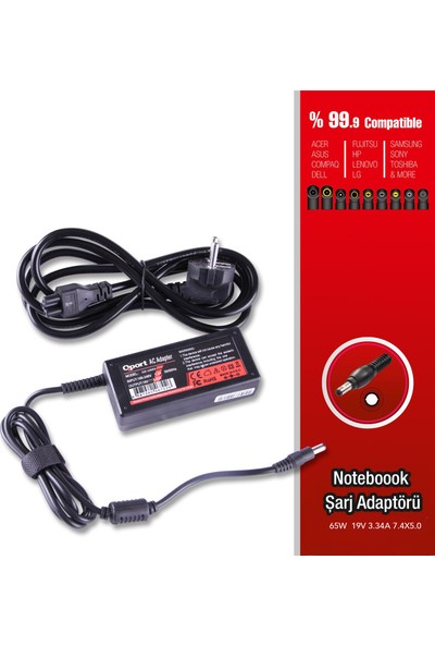 Qport Dell 65W 19.5V 3.34A 7.4*5.0 Dell Inspiron Notebook Adaptor-Pinli (QS-DE03) Qport Dell 65W 19.5V 3.34A 7.4*5.0 Dell Inspiron Notebook Adaptor-Pinli (QS-DE03)