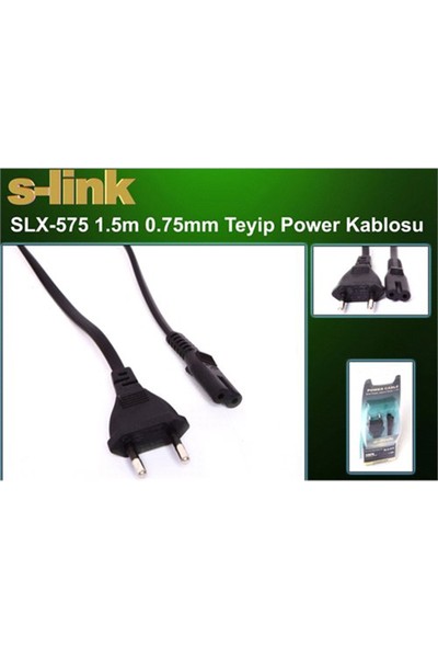 S-Link Slx-575 1.5M 0.75Mm Teyp Power Kablosu