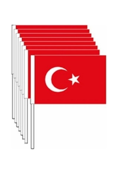 Vatan Küçük Çıtalı Kağıt Bayrak 100Lü Vt801-802