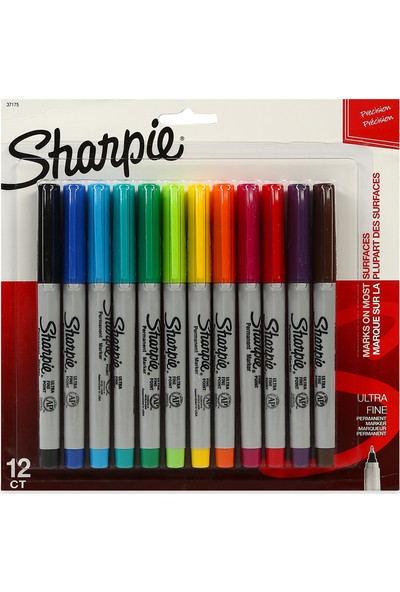 Sharpie Set Permanent Ultra Fine Uç 12 Li 941891 Sharpie Set Permanent Ultra Fine Uç 12 Li 941891