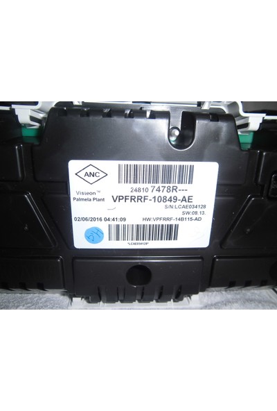 Renault Clio 4 Benzinli Gösterge Renault Clio 4 Benzinli Gösterge