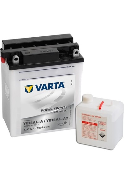 Varta Motosiklet Aküsü Yb12AL-A2 (Yamaha Xv535 Dx Virago 87-99)