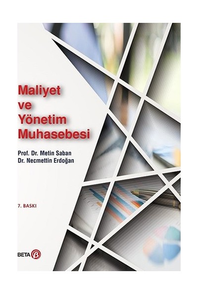 Maliyet ve Yönetim Muhasebesi - Metin Saban - Necmettin Erdoğan