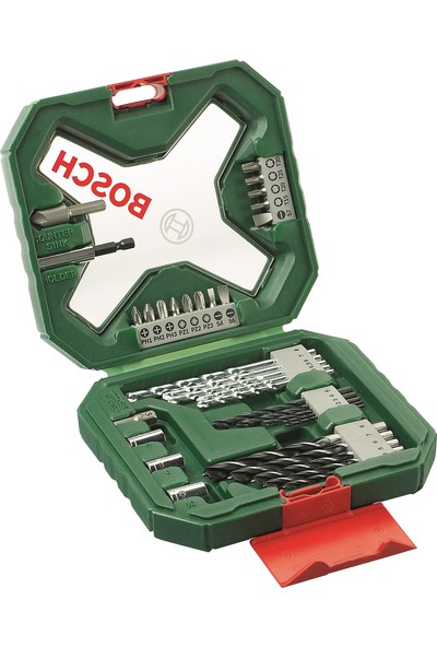 Bosch X-Line Seri 34 Parça Delme ve Vidalama Seti Bosch X-Line Seri 34 Parça Delme ve Vidalama Seti