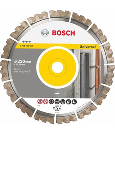 Bosch - Best Serisi Tüm Malzemeler İçin Elmas Kesme Diski - 115 X 22,23 X 2,2 X 12 Mm Bosch - Best Serisi Tüm Malzemeler İçin Elmas Kesme Diski - 115 X 22,23 X 2,2 X 12 Mm
