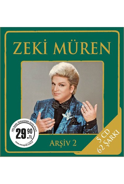Zeki Müren - Arşiv 2 (5CD Box) Zeki Müren - Arşiv 2 (5CD Box)