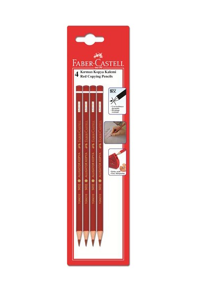 Faber-Castell Bls Kırmızı Kopya Boya Kalem 4lü FSC Faber-Castell Bls Kırmızı Kopya Boya Kalem 4lü FSC