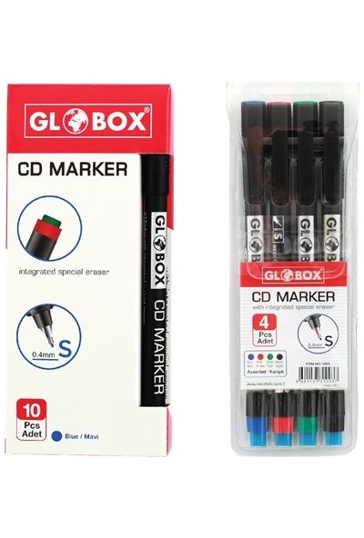 Globox Cd Kalemi S Siyah Tekli Globox Cd Kalemi S Siyah Tekli