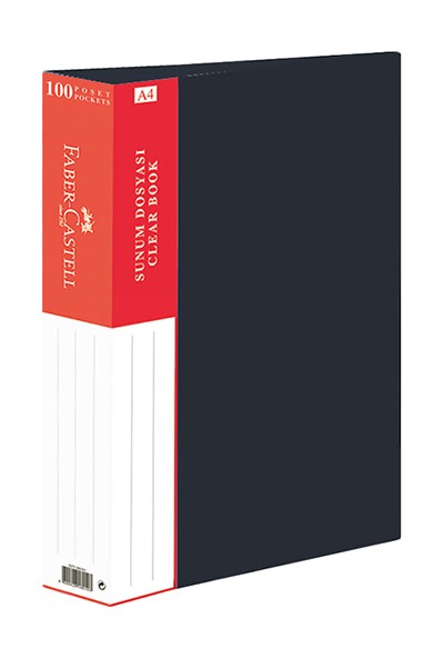 Faber-Castell Standart Sunum Dosyası 100 Yaprak Siyah Faber-Castell Standart Sunum Dosyası 100 Yaprak Siyah