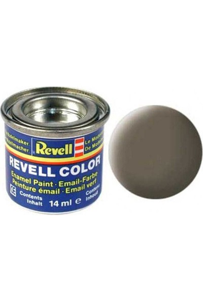 Revell-32186 Mat Zeytin Kahvesi Plastik Maket Boyası (Yağlı Boya)