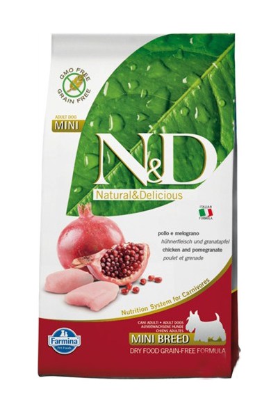 N&D Tavuk Etli Narlı Tahılsız Yetişkin Mini Irk 2,5 Kg Köpek Maması N&D Tavuk Etli Narlı Tahılsız Yetişkin Mini Irk 2,5 Kg Köpek Maması