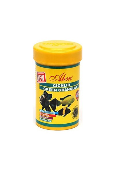 Ahm Marin Cichlid Green Granulat Balık Yemi 100 Ml Ahm Marin Cichlid Green Granulat Balık Yemi 100 Ml