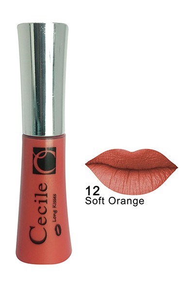 Cecile Kalıcı Mat Ruj / Long Kisses Lipgloss 12
