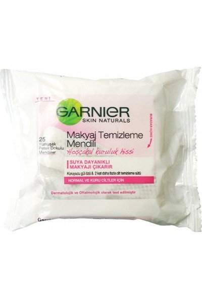 Garnier Makyaj Temizleme Mendili Normal Kuru Ciltler 25 ADET