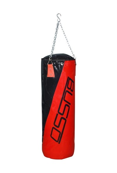 Busso Boks Torbası 60X25 Zincir Aparatlı Kırmızı Busso Boks Torbası 60X25 Zincir Aparatlı Kırmızı