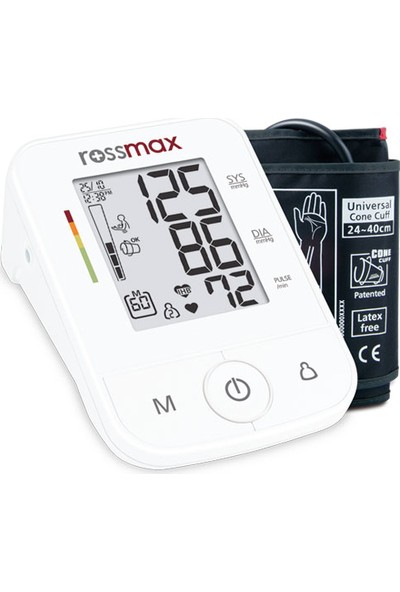 Rossmax X3 Tansiyon Aleti Tansiyon Ölçüm Cihazı Rossmax X3 Tansiyon Aleti Tansiyon Ölçüm Cihazı