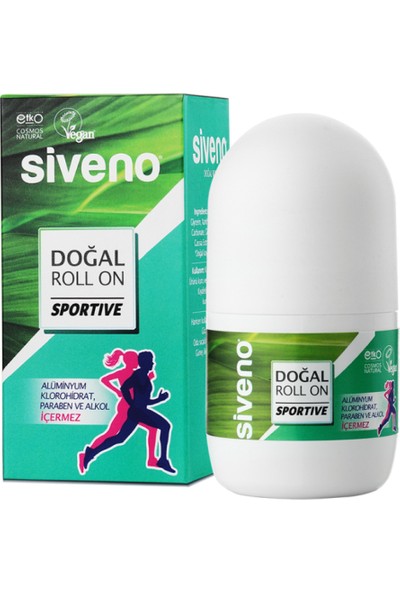 Siveno Doğal Roll-On Sportive 50 ml Siveno Doğal Roll-On Sportive 50 ml