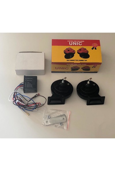 Unic Melodili Korna Takımı - Nuri Alço Korna Rölesi ve Dadat Korna Seti ( Modül + Korna ) Unic Melodili Korna Takımı - Nuri Alço Korna Rölesi ve Dadat Korna Seti ( Modül + Korna )