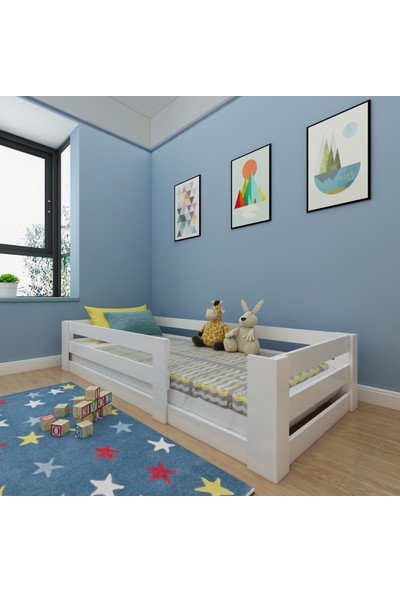 Herşeycik Montessori Karyola Beyaz Y19