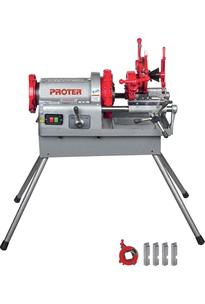 Proter Pr 3003 3’’ Tezgah Tip Pafta Makinası Proter Pr 3003 3’’ Tezgah Tip Pafta Makinası